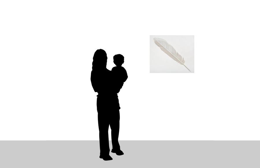 Neil Dawson | Kotuku Feather 800 | Milford Galleries Queenstown